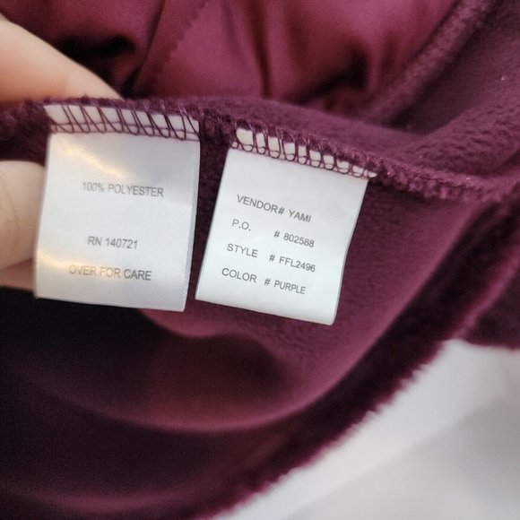 44 North | Tops | 44 Degrees North Womens Size S Purple Pullover Sherpa ...